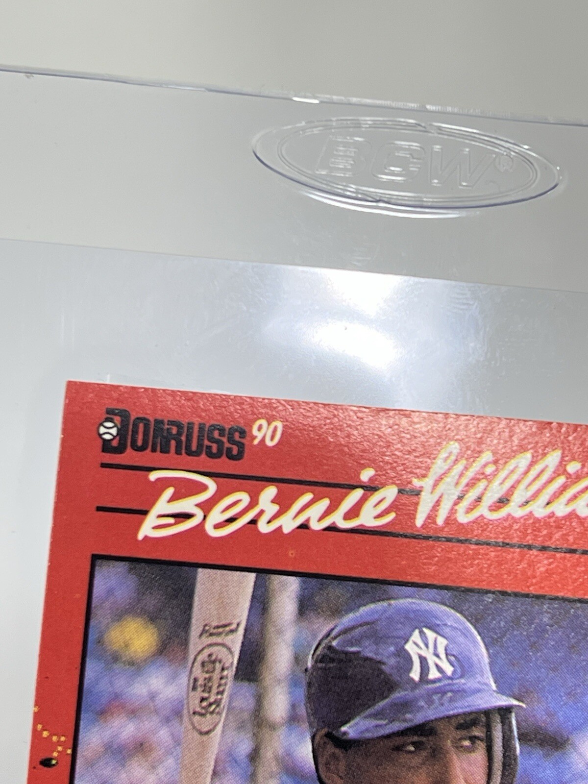 1990 Donruss BERNIE WILLIAMS ROOKIE MULTI ERROR #689 MULTIPLE ERRORS ...