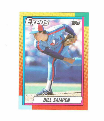 Bill Sampen Expos Pitcher #108T Topps 1990 Baseball Card | eBay