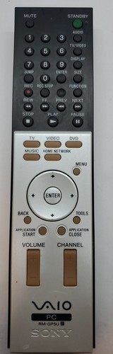 Genuine Sony VAIO RM-GP5U Remote Control PCVV200G PCVRS710G PCVRS430G ...