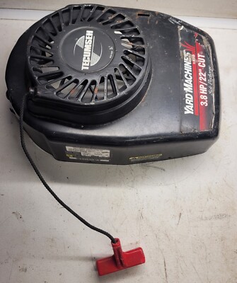 Tecumseh 3.8 HP LEV100 OEM Engine Recoil Pull Start And Shroud Yard ...