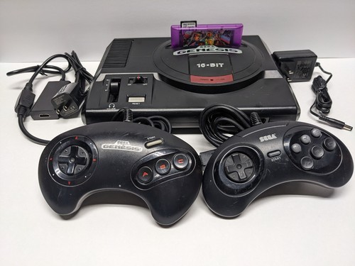 Sega Genesis 1 VA7! Working-Recapped, SD Card Cartridge, & HDMI Adapter ...