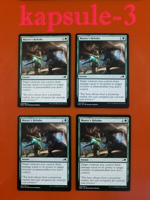 4x Master's Rebuke | Kamigawa Neon Dynasty | MTG Magic Cards | eBay