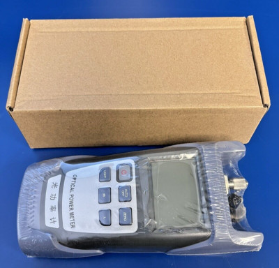 Portable Fiber Optic Optical Power Meter Cable Tester Networks NEW | eBay
