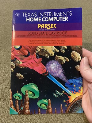 Vintage Texas Instruments Parsec Game Instruction Booklet Only (JL) | eBay