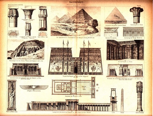 Ancient Egypt Architecture Drawing