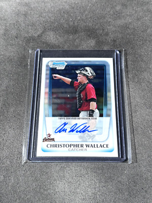 Christopher Wallace 2011 Bowman Chrome Auto Autograph Refractor 183/500 ...