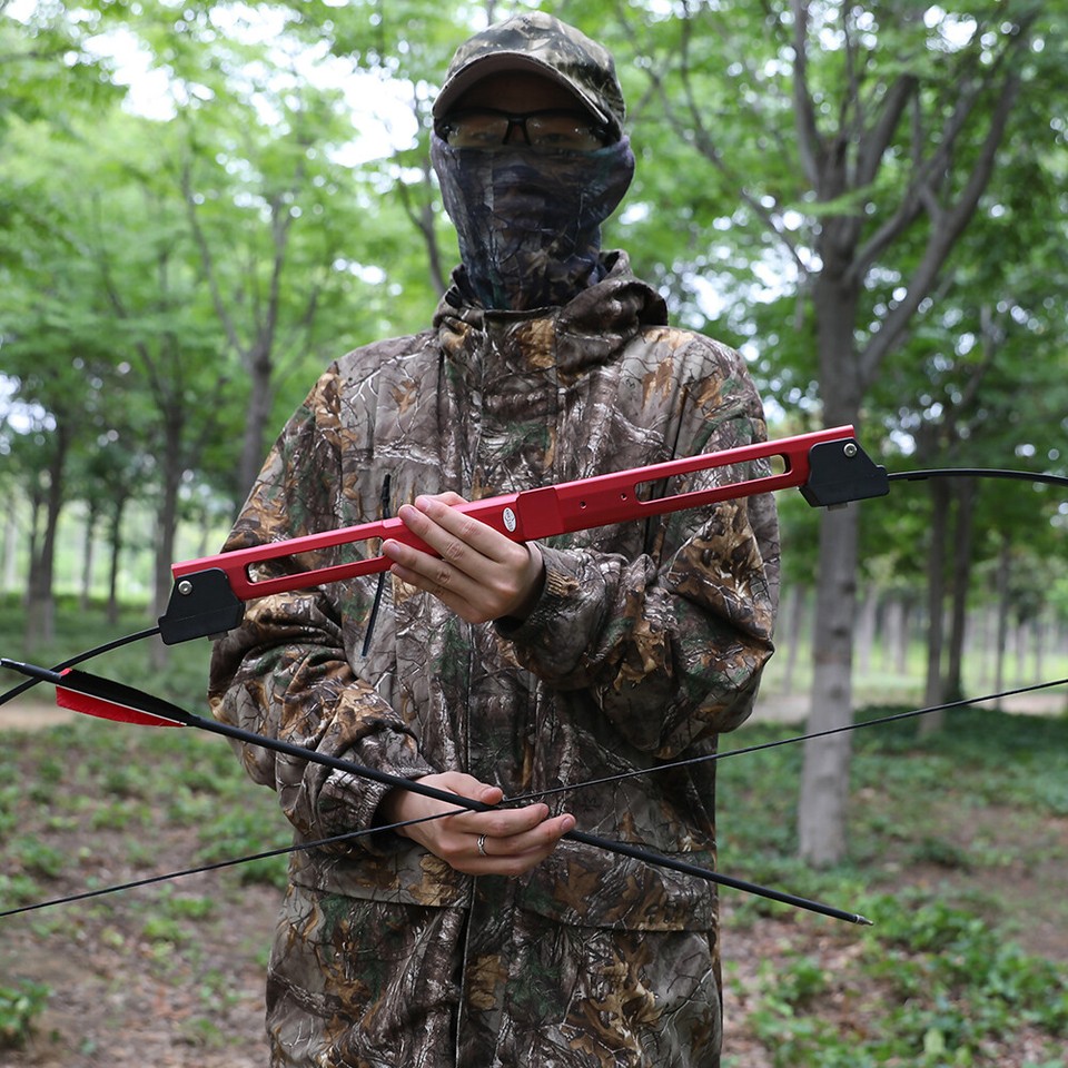 54" Archery Folding Recurve Bow 35lbs Portable Longbow Outdoor Shoot ...