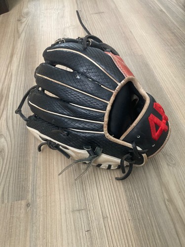 44 Pro RHT Baseball Glove 11.5" Custom Leather Snake skin | eBay