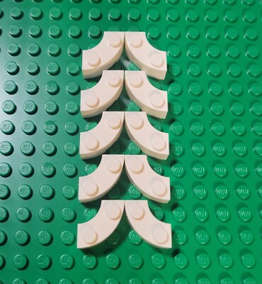 LEGO Parts - White Brick, Round Corner 2 x 2 Macaroni - No 85080 - QTY ...