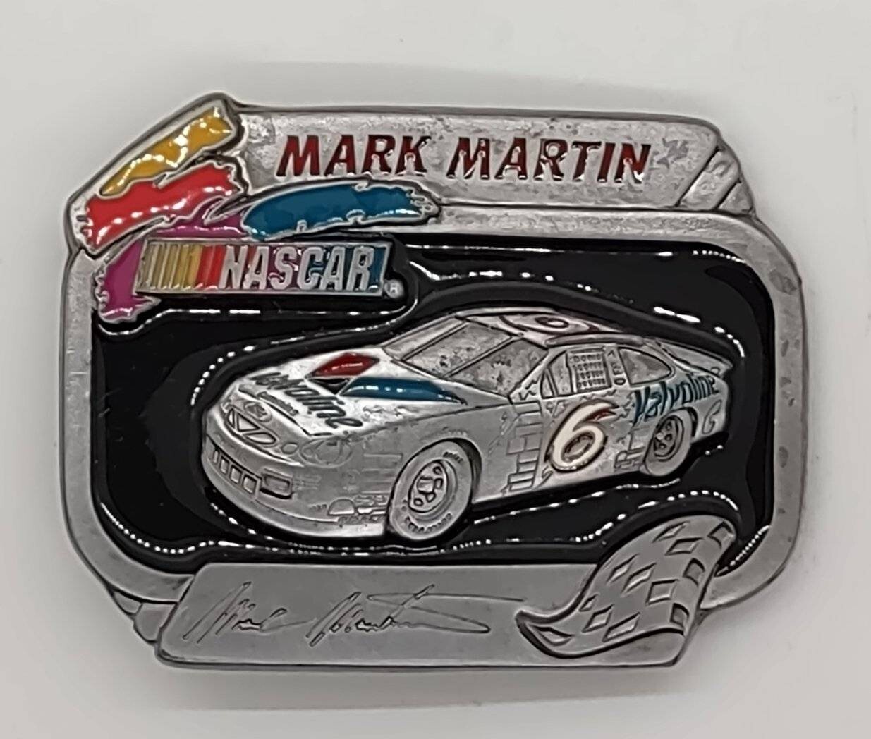 1998 Mark Martin NASCAR Belt Buckle | eBay