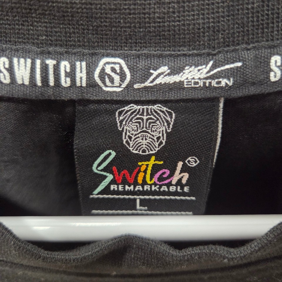 Switch Remarkable Never Enough Graphic T-Shirt Mens Size L Limited ...
