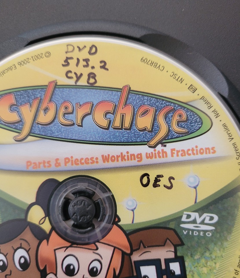 Cyberchase: Parts & Pieces Working with Fractions (2008 DVD) Brain ...
