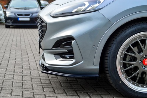 For Ford Kuga 3 DFK 2019+ Black Gloss Front Bumper spoiler skirt ...