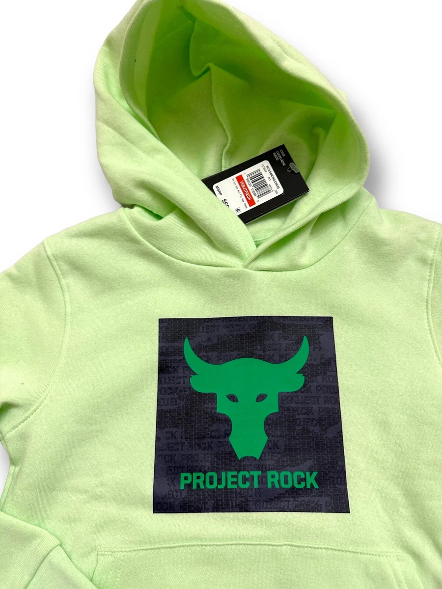 Boys' Project Rock Rival Fleece Theme Hoodie Under Armour