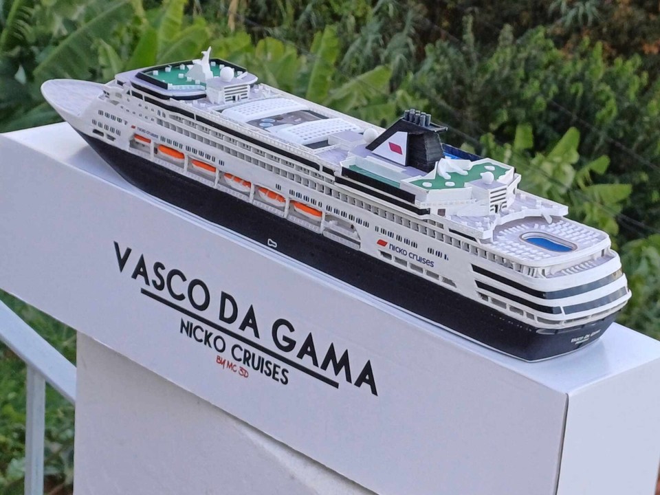 Rare Nicko Cruises' Vasco da Gama Cruise Ship Model 1:420 | eBay