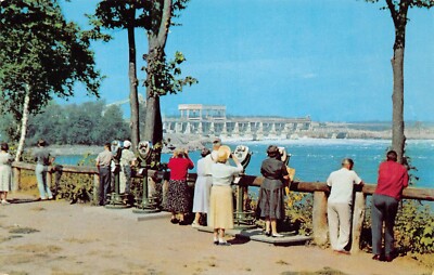 Massena NY New York St Lawrence River Seaway Construction Dam Vtg ...