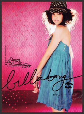 Billabong 2000s Print Advertisement 2007 "Design for humanity" Backlit ...