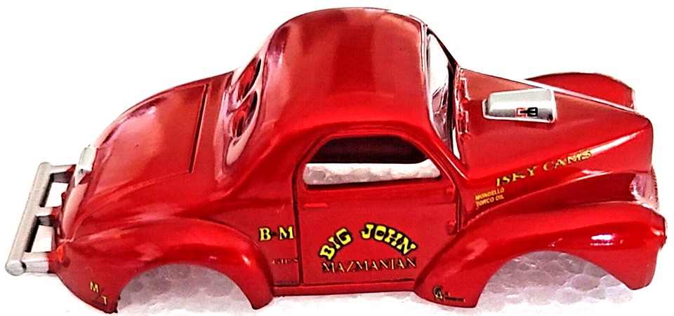 Big John Willys Gasser Candy RED JL TJet Slot Car BODY for AURORA ...