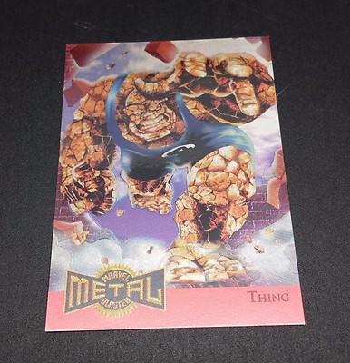 Thing 1995 Marvel Metal Blaster Limited Edition #14 of 18 - NM | eBay