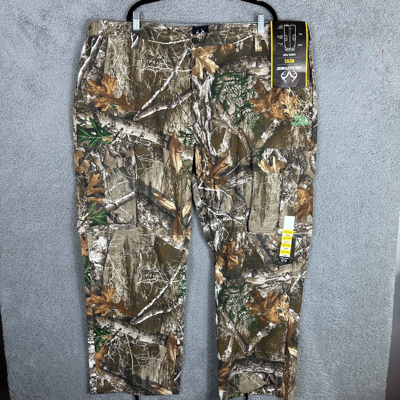 Realtree Camouflage Hunting Cargo Pants Size XXXL Camo Outdoors Men's ...