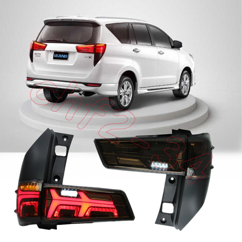 Fit For Toyota Innova 12-2020 Smoked LED Tail Lights Rear Brake Stop ...