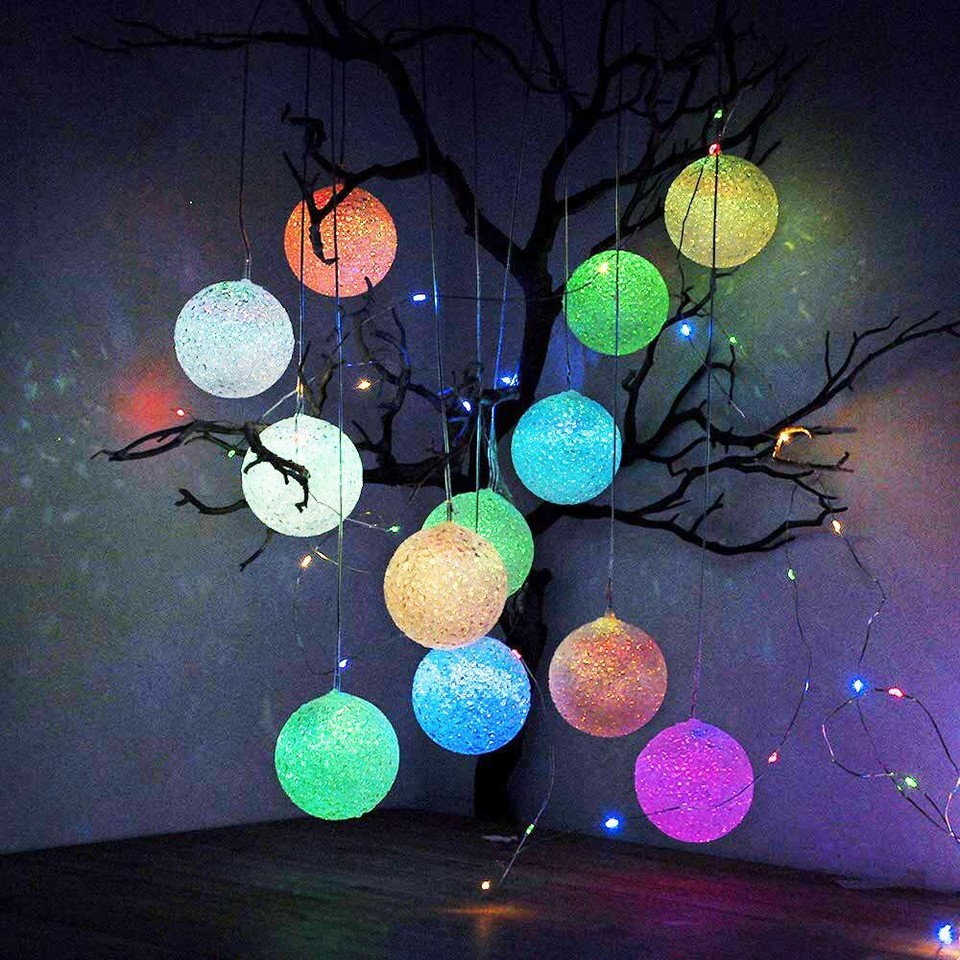 Color-Changing LED Solar Powered Wind Chime Light Lamp Yard Garden ...