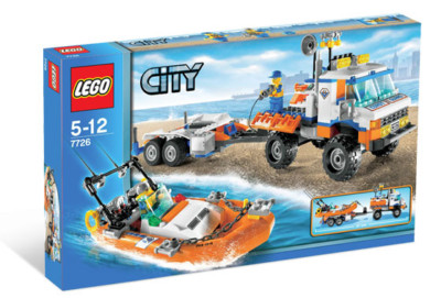 Lego City 7726 - Coast Guard Truck with Speed Boat NEW - FREE SHIPPING ...