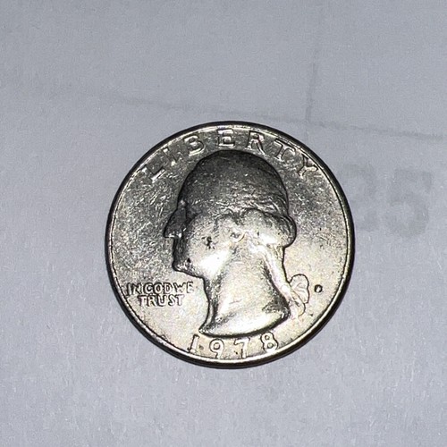 1978 D Quarter With (filled Mint Mark D ) | eBay