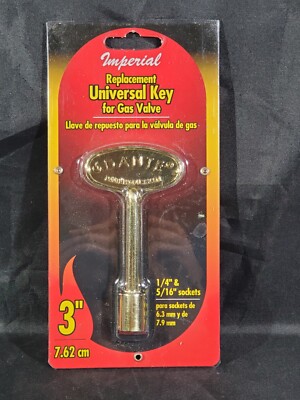 Universal Gas Valve Key 3" For Replacement for 1/4" & 5/16" Sockets ...