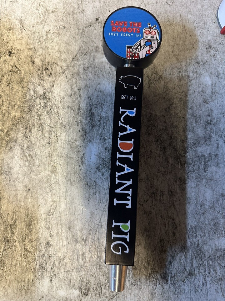 Radiant Pig Craft Beers Draft Beer Tap Handle Wood 11” | eBay
