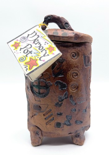 Handmade Clay Pottery Memory Pot | eBay