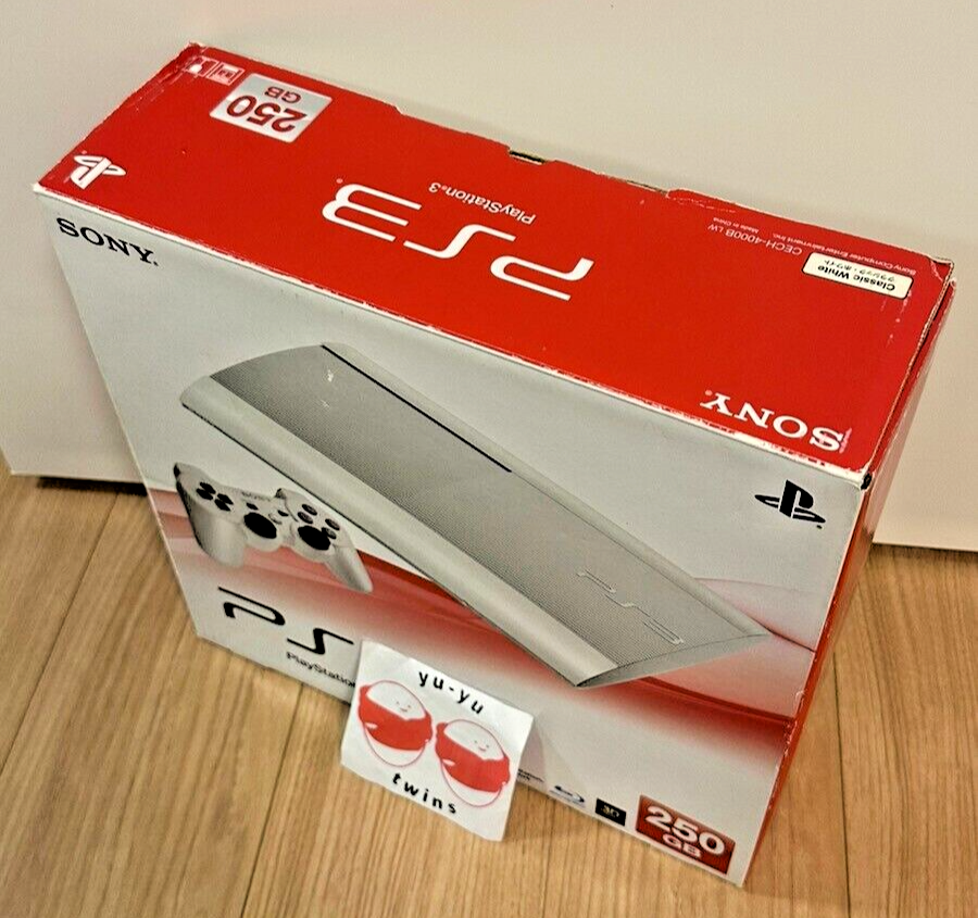 Sony PlayStation 3 PS3 Classic White CECH-4000B 250GB Game Console ...