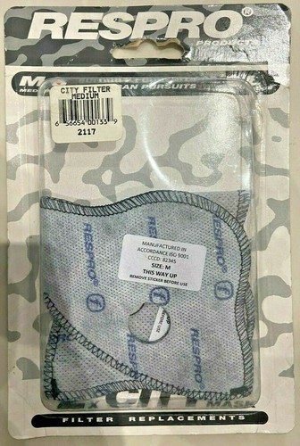 RESPRO Face Mask Filter (2 per pack) - City / Metro | Sizes: Med ...