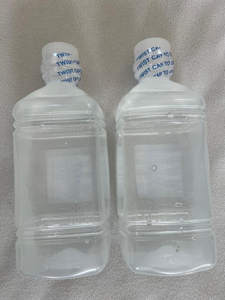 LOT OF 2 Baxter Sterile Water for Irrigation TWO ( 2 ) BOTTLES OF ...