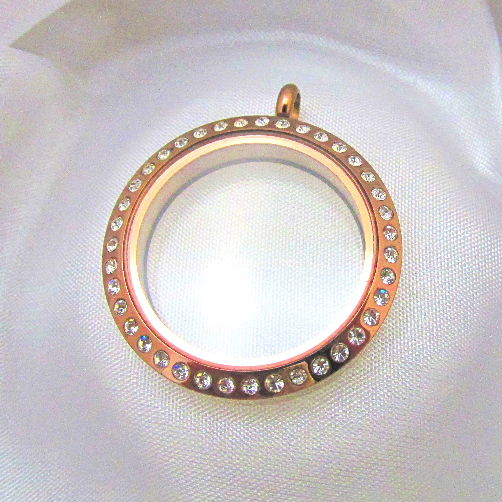 316L Stainless Steel Waterproof Screw Open Floating Glass Locket for ...