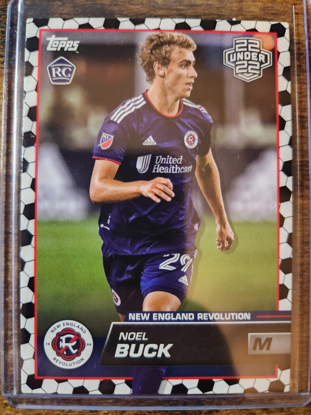 2023 Topps MLS Noel Buck Soccer Tile Rookie RC #50 New England ...