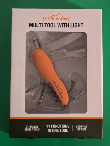 Brand New Eddie Bauer 11-Function Multi Tool Knife with Light | eBay