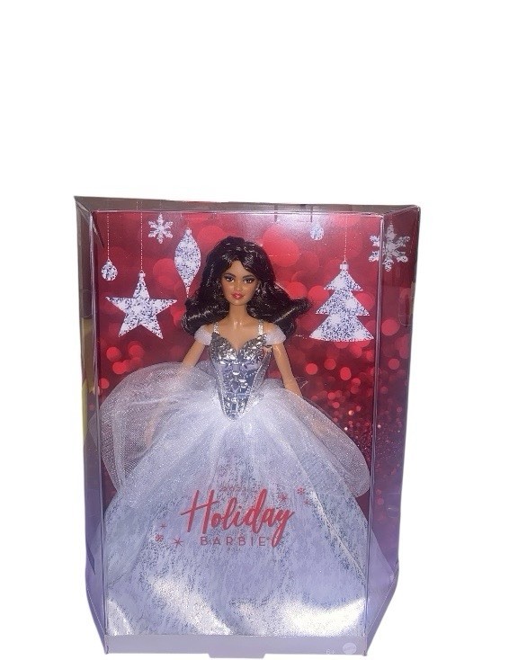BARBIE SIGNATURE 2021 HISPANIC BRUNETTE HOLIDAY DOLL (NEW) | eBay