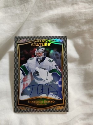 2023-2024 Upper Deck Stature Thatcher Demko Base Auto | eBay