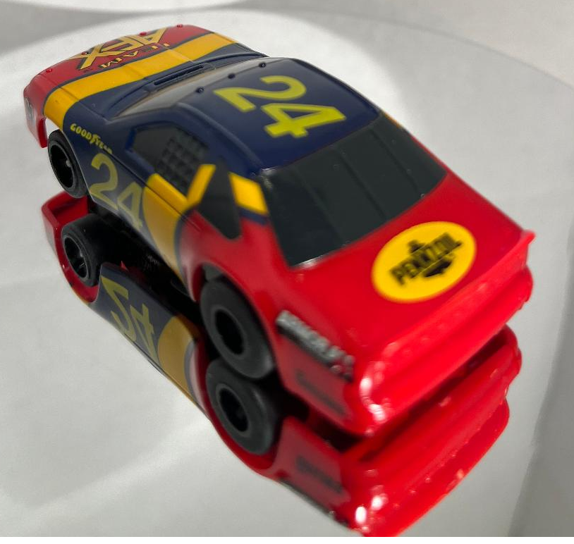 *D014- Tomy / AFX Loose - #24 - Red, Blue & Yellow TEAM AFX NASCAR | eBay