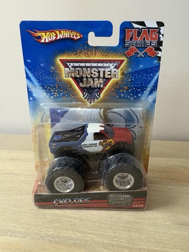 HOT WHEELS 1 64 MONSTER JAM CLASSICS FLAG SERIES CYCLOPS 13/75 2009 | eBay