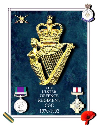 Ulster Defence Regiment Cap Badge A3 poster print | eBay UK