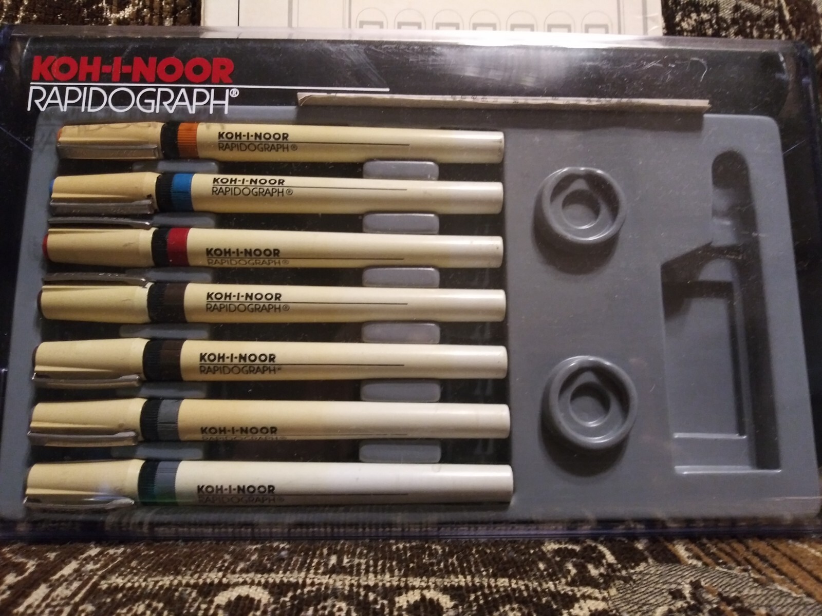 Koh-I-Noor Rapidograph Technical Pen Set+K&E+Drafting+Staedtler+Castell ...