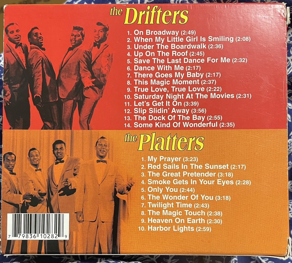 The Drifters & The Platters by The Drifters (US)/The Platters (2 Disc CDs, 2001) 779836102829| eBay