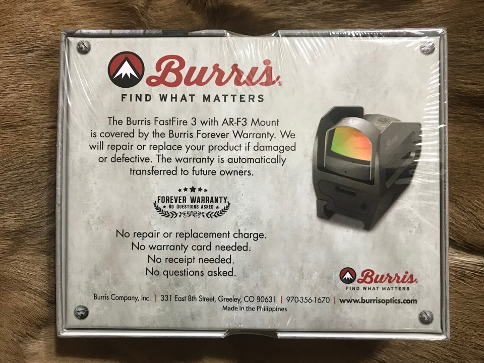 Burris FastFire 3 AR-F3 Red Dot Sight 381302151| eBay