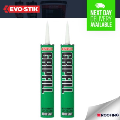 2x Evo-Stik Gripfill High Strength, Multi-Purpose, Gap Filling Adhesive ...