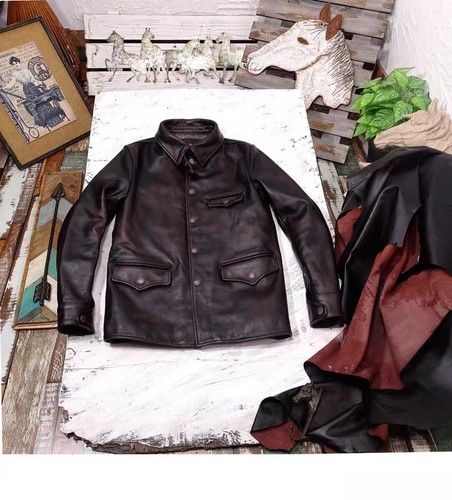 Vintage Style Handmade Handcrafted Horsehide Tea Core Leather ...