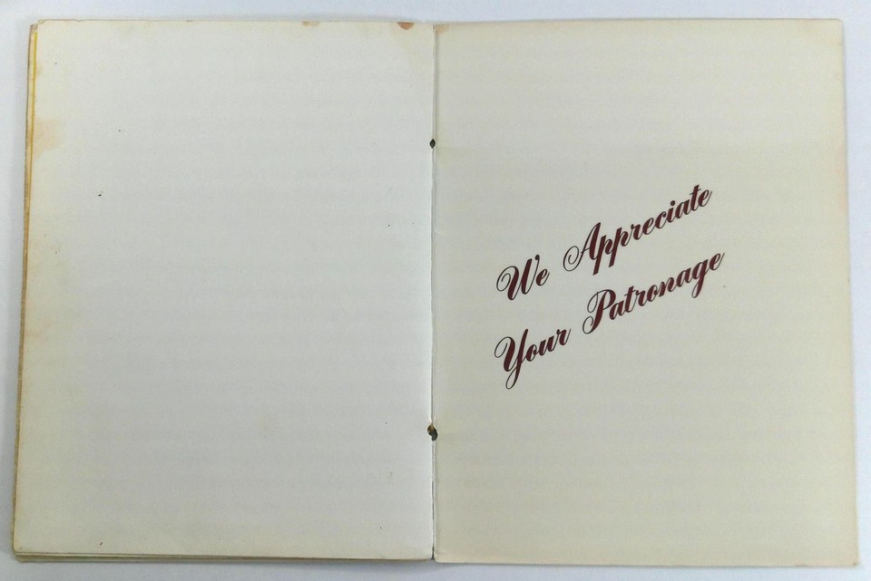 1970's Vintage Menu CHEN'S CANTONESE CHEF Chinese Restaurant Loves Park ...