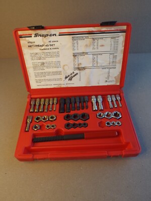 VTG Snap-on RTD42 Tap & Die Rethreading Set in Case Threading Tool ...
