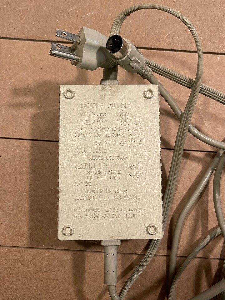 4 Pin Commodore 64 Power Supply Off White C64 C64c Vintage Working | eBay